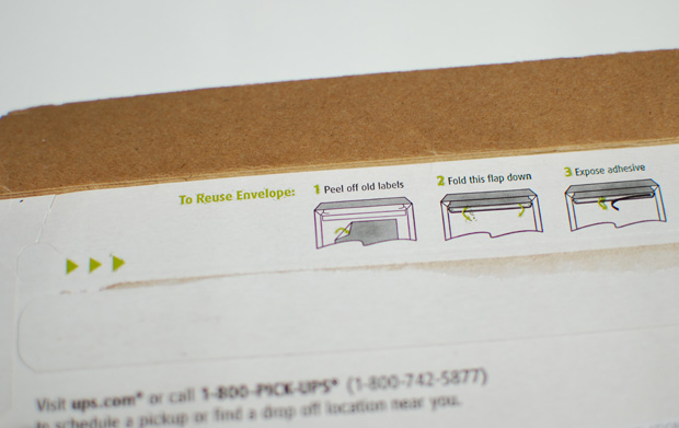UPS Reusable Express Envelope - COOL HUNTING®