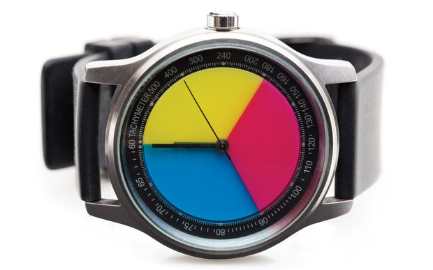 The Revolving COLOREVOLUTION Watch - COOL HUNTING®