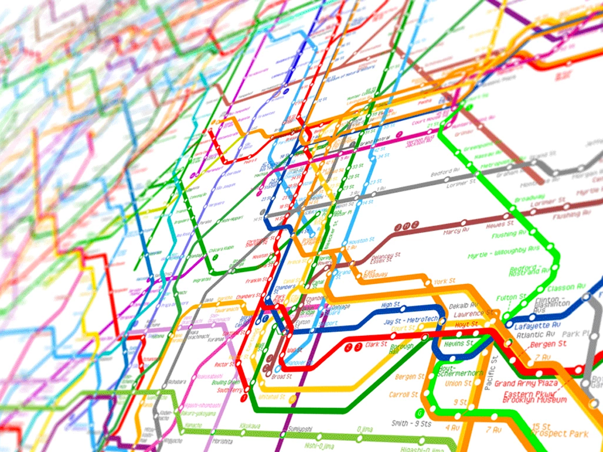 The World Metro Map - COOL HUNTING®