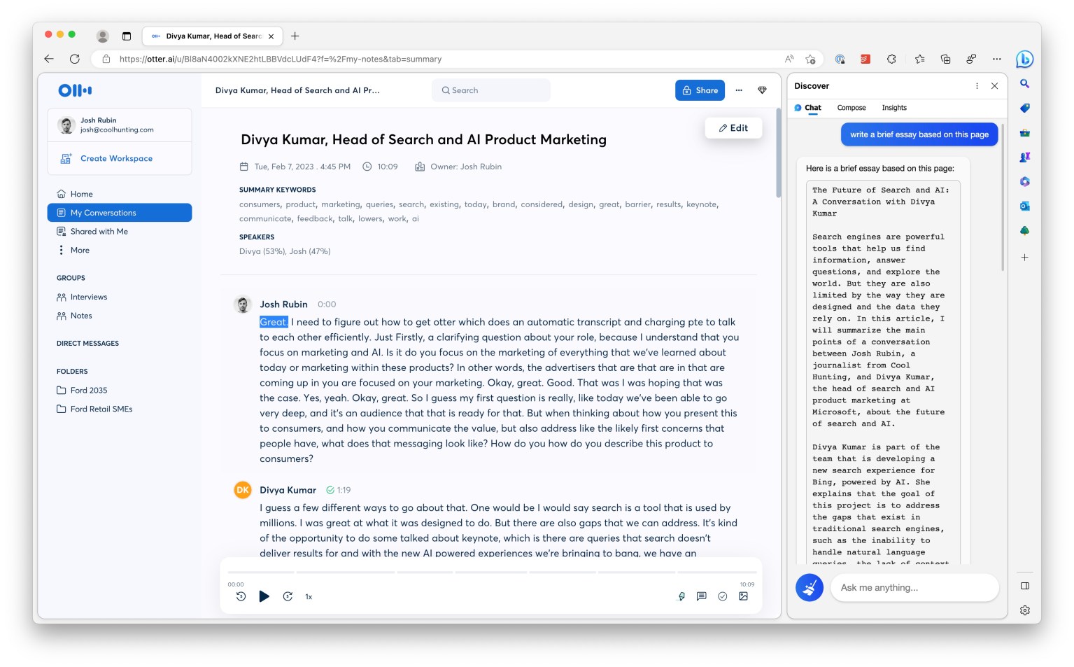 A Week With the New Bing - COOL HUNTING®