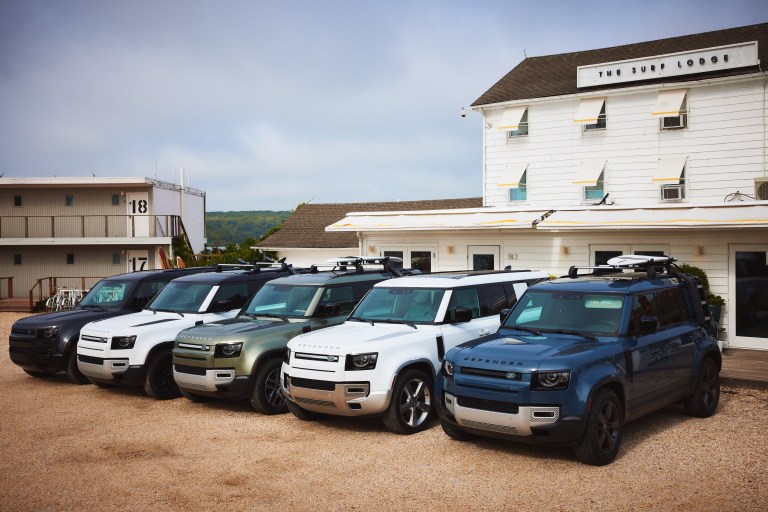 The Breezy Partnership Between Land Rover Defender and The Surf Lodge ...