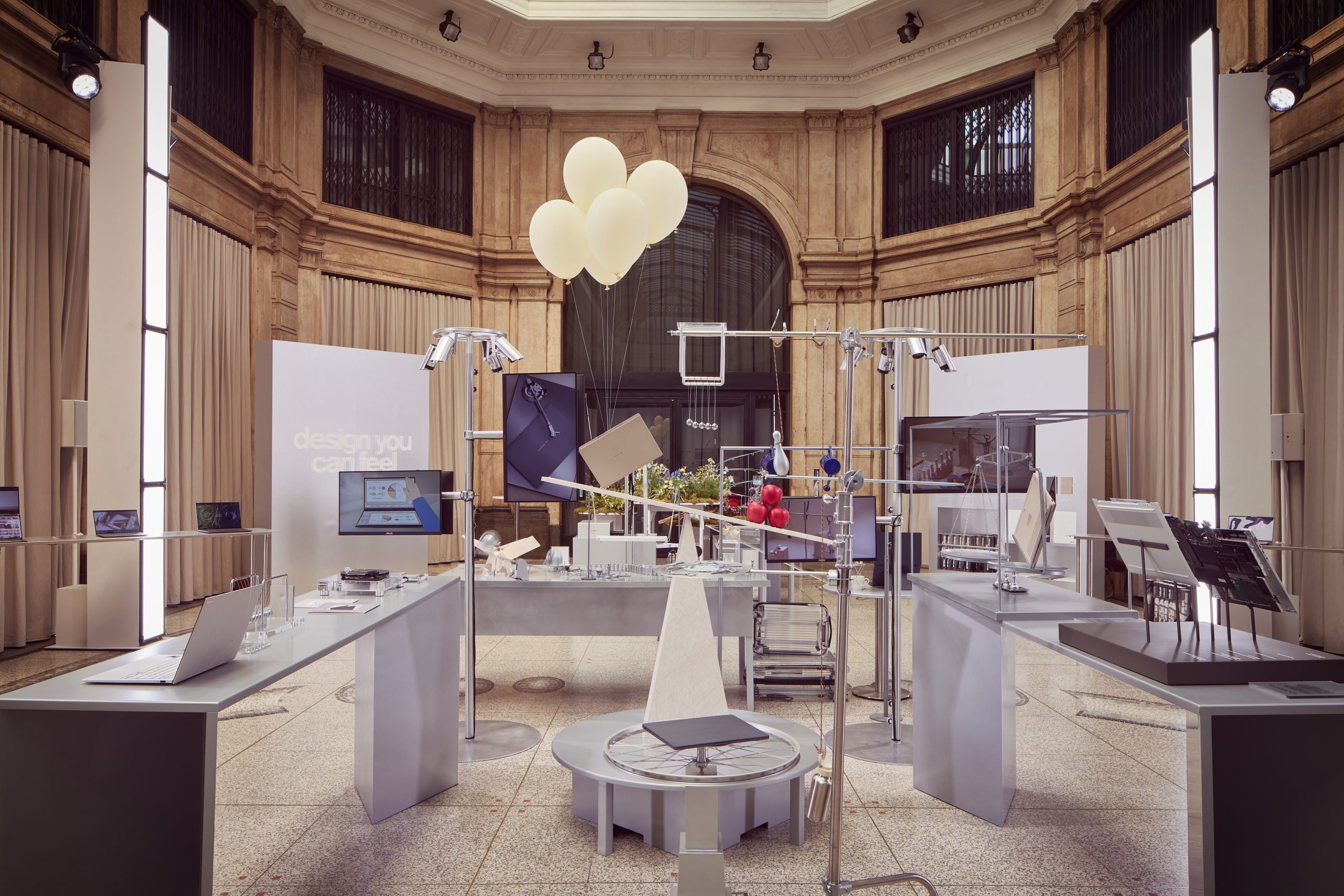 ASUS's Milan Design Week installation features Ceraluminum